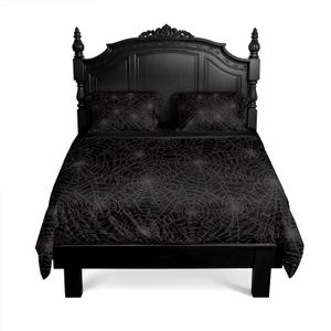 Spider Web Bedding, Dark Gothic 3-piece Duvet Cover & Pillowcase Set W ...