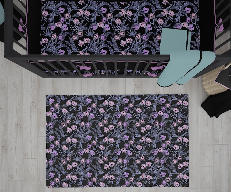 Lenzuola per culla gotiche pastello, lenzuola per culla per neonati con ...