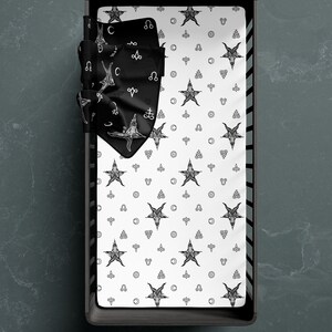 Baphomet Crib Sheets. Occult Baby Bedding. Satanic Symbols - Etsy