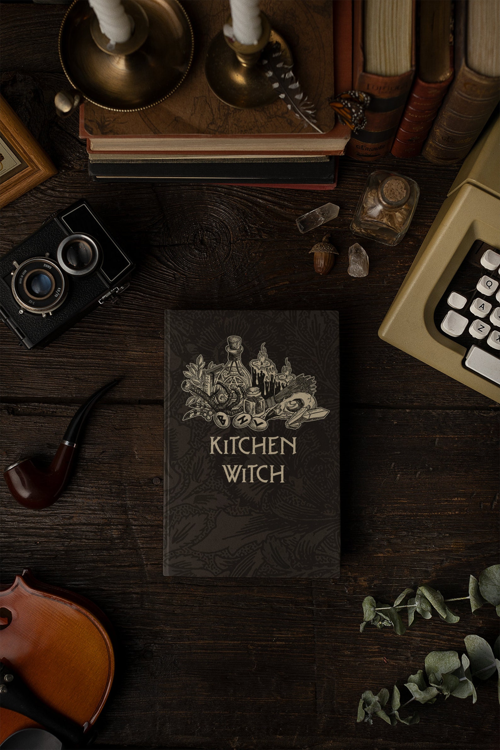 Kitchen Witch Recipe Book, Modern Wicca Recipe Book, Witchy Art Spell ...