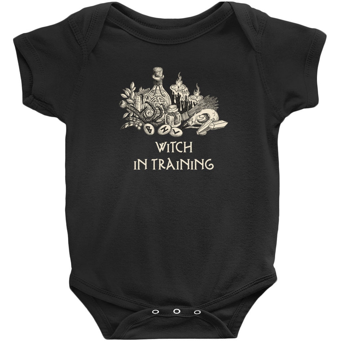 Witch Baby Shirt, Witch in Training Infant Tee, Toddler Halloween ...