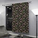 Bones & Botany Curtain, Elegant Macabre Skull Window Curtains W/ Gothic ...