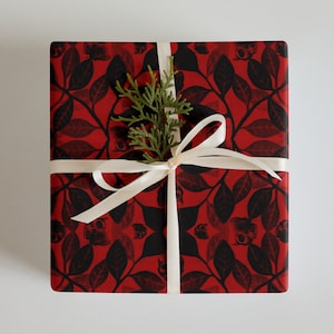 Spooky Gift Wrap Pack, Black, White and Red Halloween Wrapping Paper ...