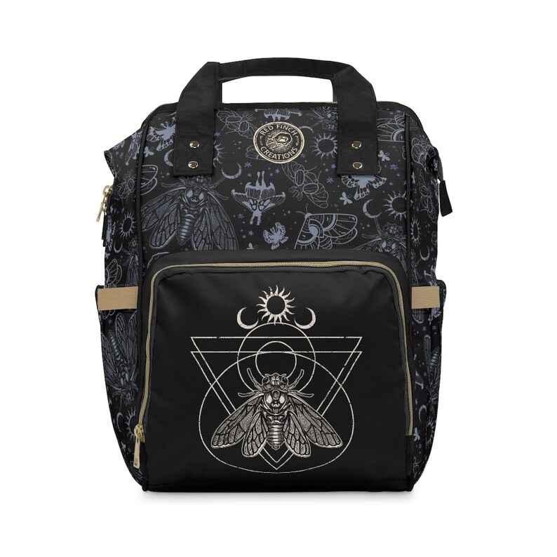 Witchy Cicada Diaper Bag Nappy Backpack W/ Occult Witchcraft - Etsy