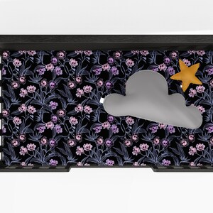 Pastel Goth Crib Sheets, Spooky Skull Flower Infant Cot Sheets in Pink ...