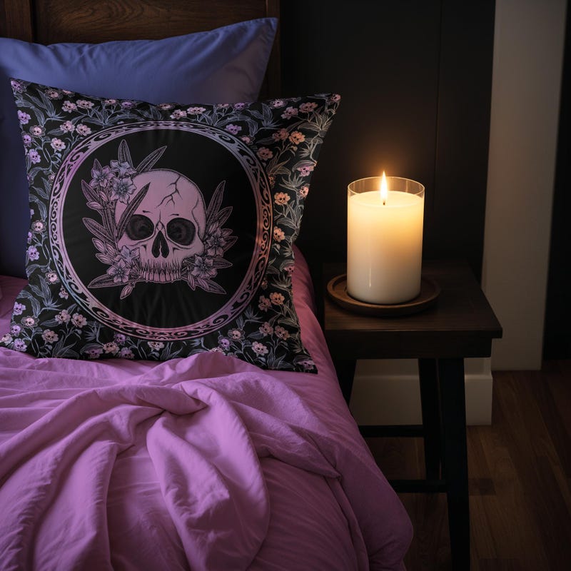 Goth Pillow - Etsy