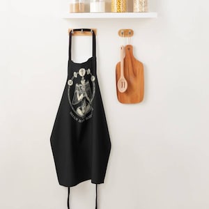 Baphomet Chef Apron, Satan is My Sous Chef, Funny Occult Satanic Home ...