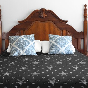 Occult Baphomet Duvet, Satanic Comforter Cover, Gothic Bedding, Evil ...