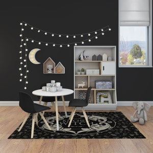 Witchy Kitchen Rug, Non-slip Gothic Witch Indoor or Outdoor Area Carpet ...
