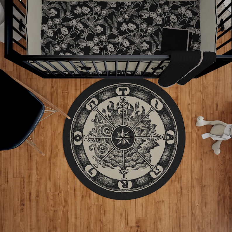 Gothic Floral Crib Sheet Deadly Beautiful Spooky Skull Flower - Etsy