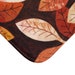 Autumn Bath Mat. Fall Leaves Brown & Orange Bathroom Decor. - Etsy