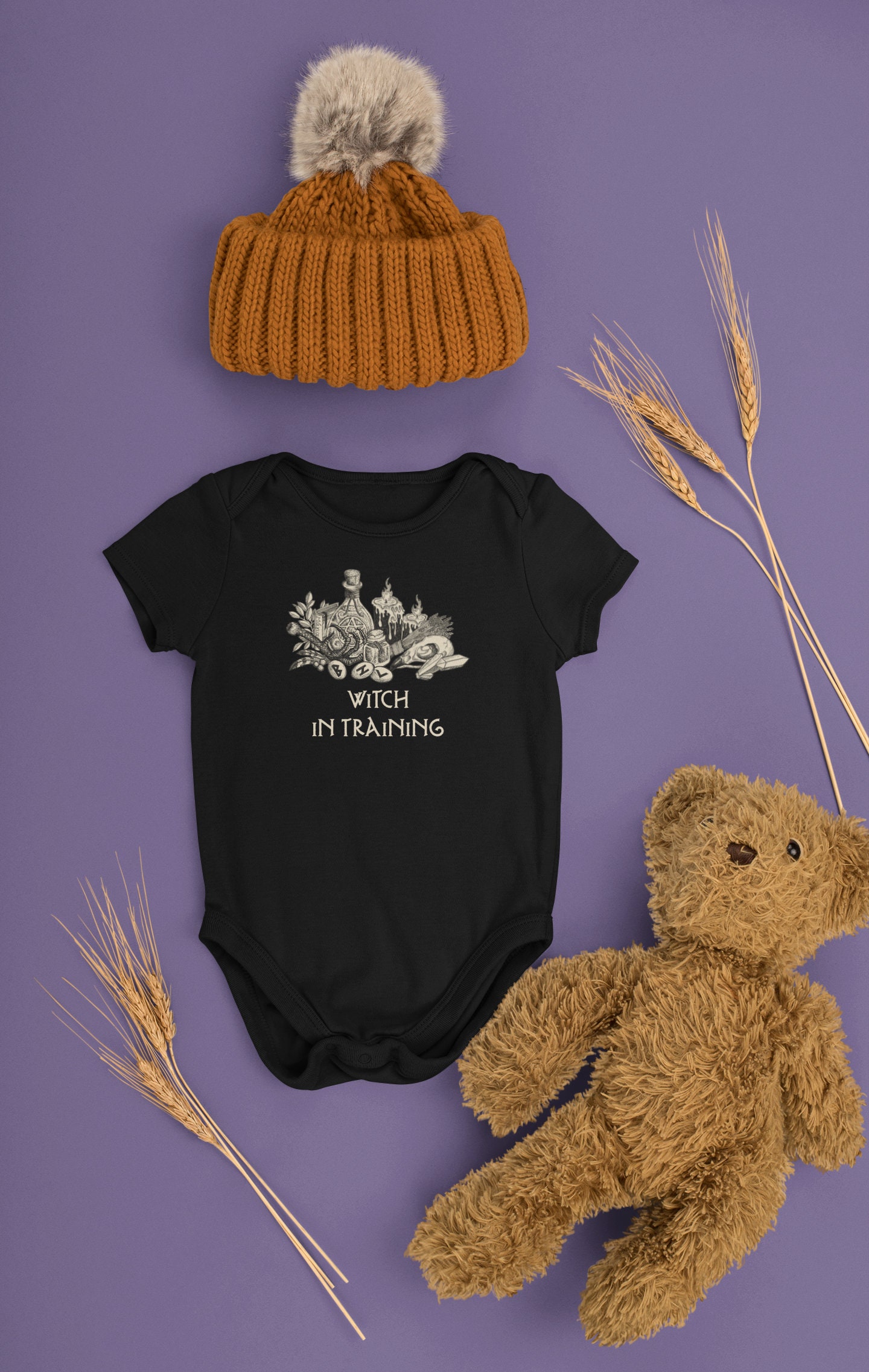 Witch Baby Shirt, Witch in Training Infant Tee, Toddler Halloween ...