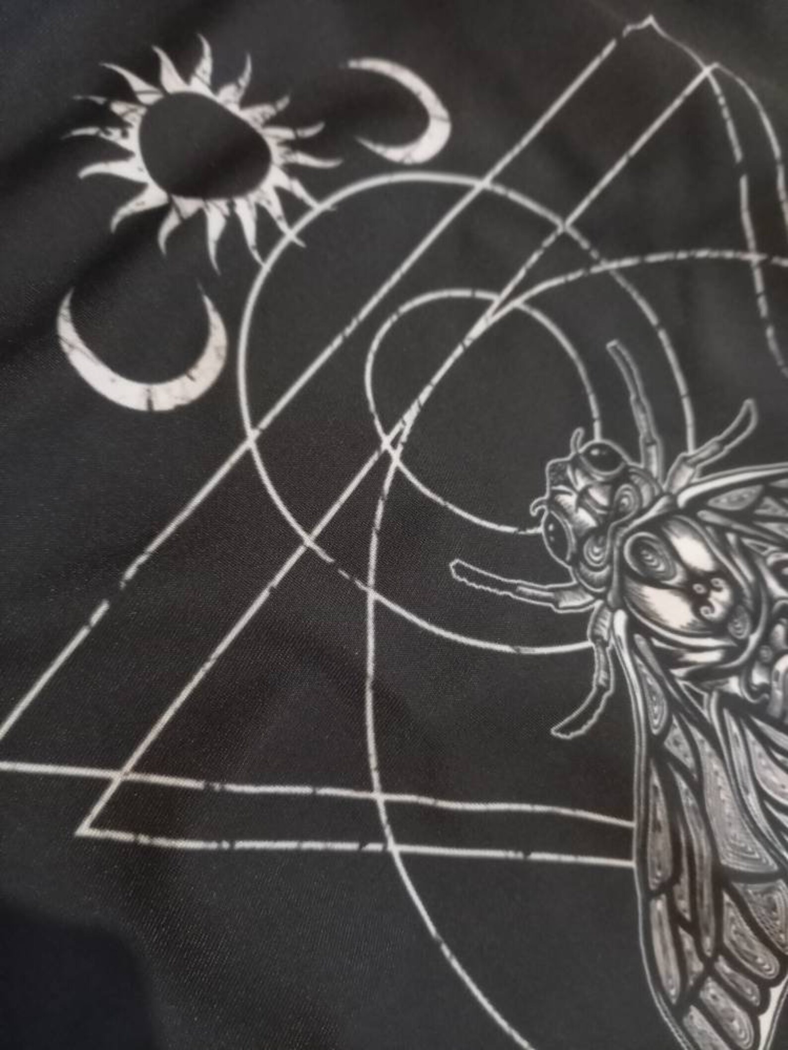 Occult Cicada Swimsuit, Goth One-piece Swimsuit, Pagan Ritual Swim Wear ...