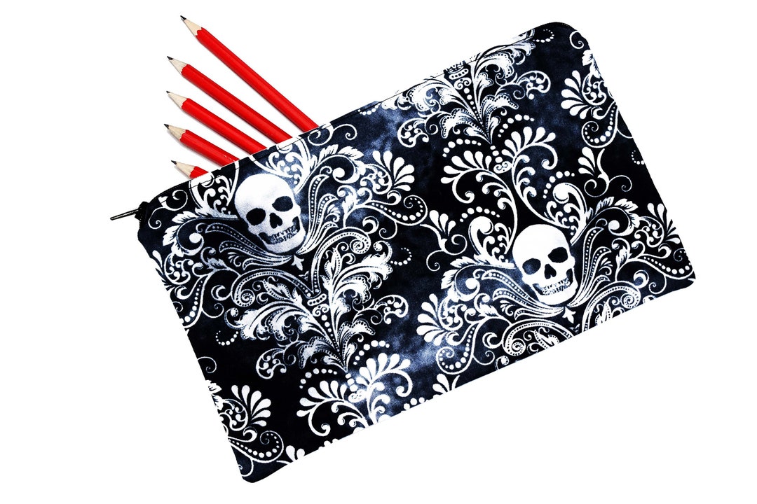 Gothic Skull Pencil Case. Perfect Gift Idea for Goths and Lovers of the ...
