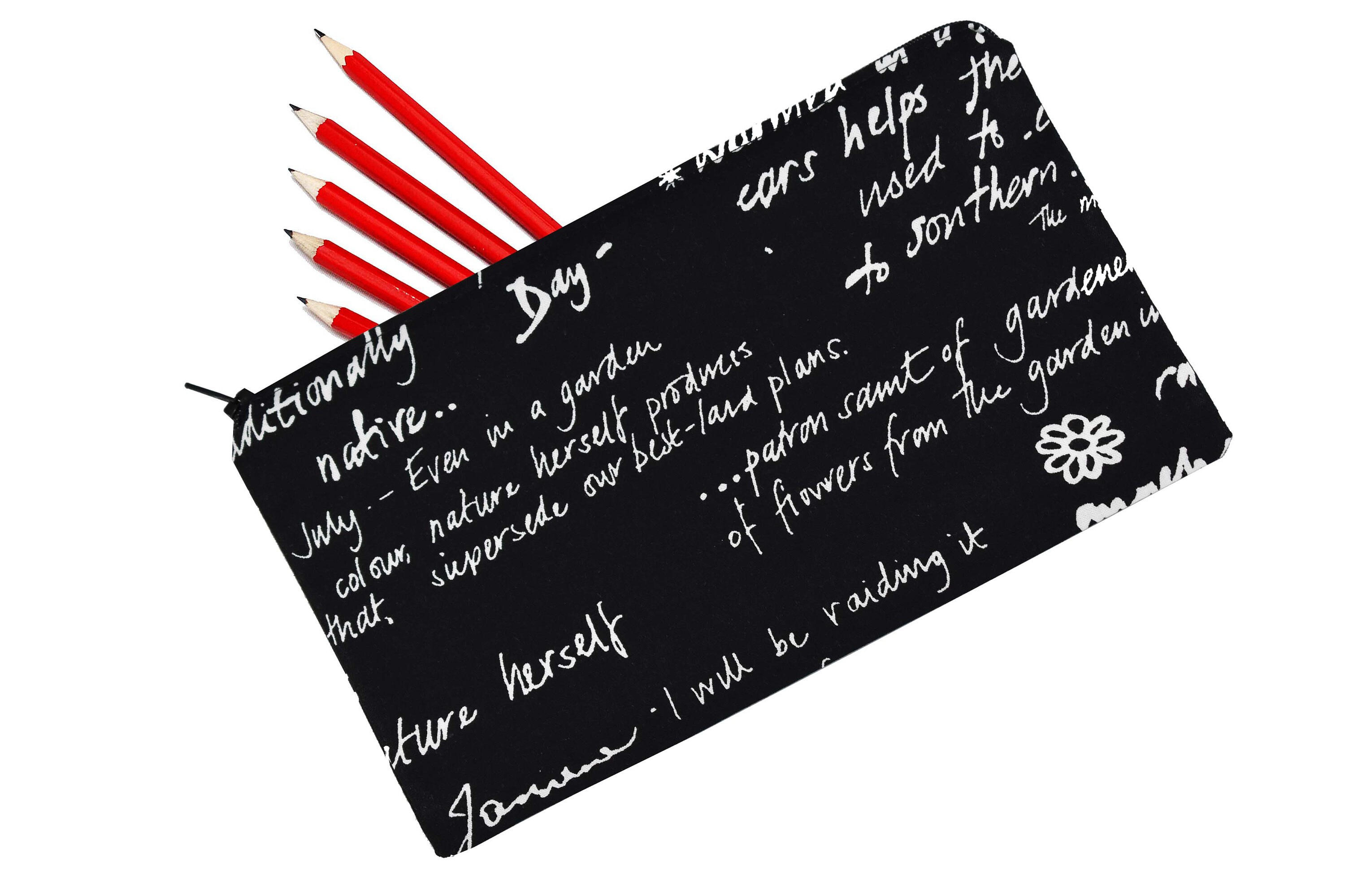 Handwriting on a Blackboard Pencil Case. Great Gift Idea for - Etsy