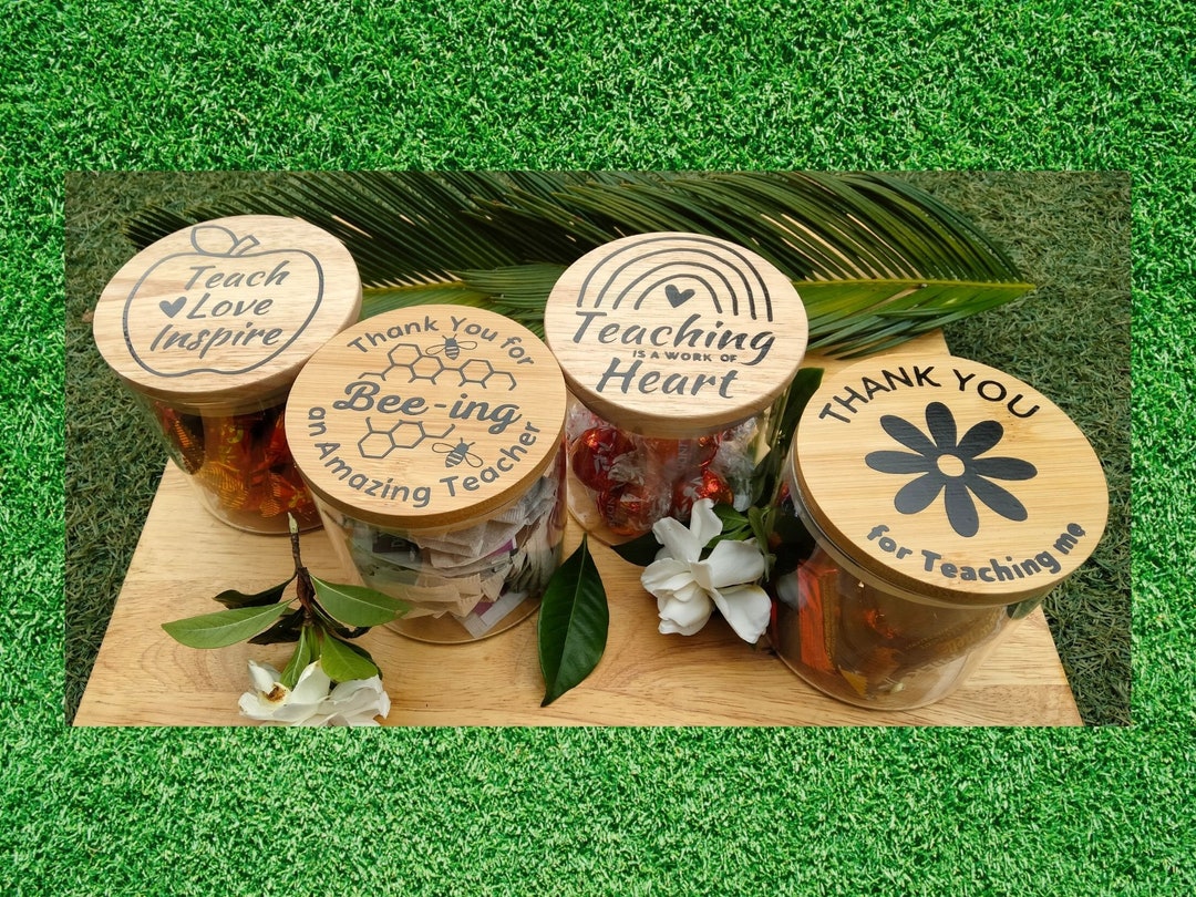Teacher Appreciation Gift / Lolly Jars / Treats / Candy / Cookie Jar ...