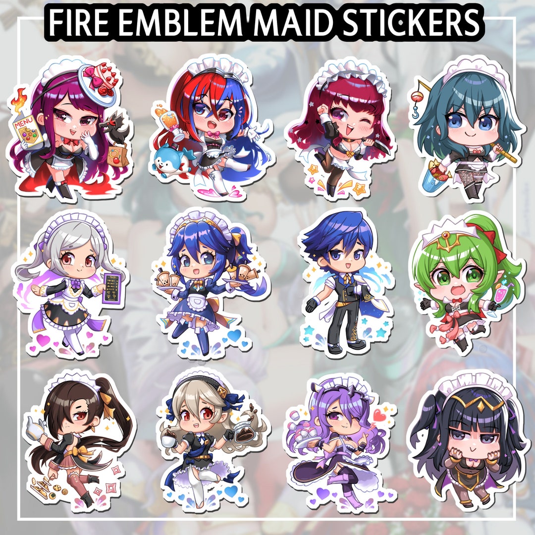 Fire Emblem Maid Stickers - Etsy