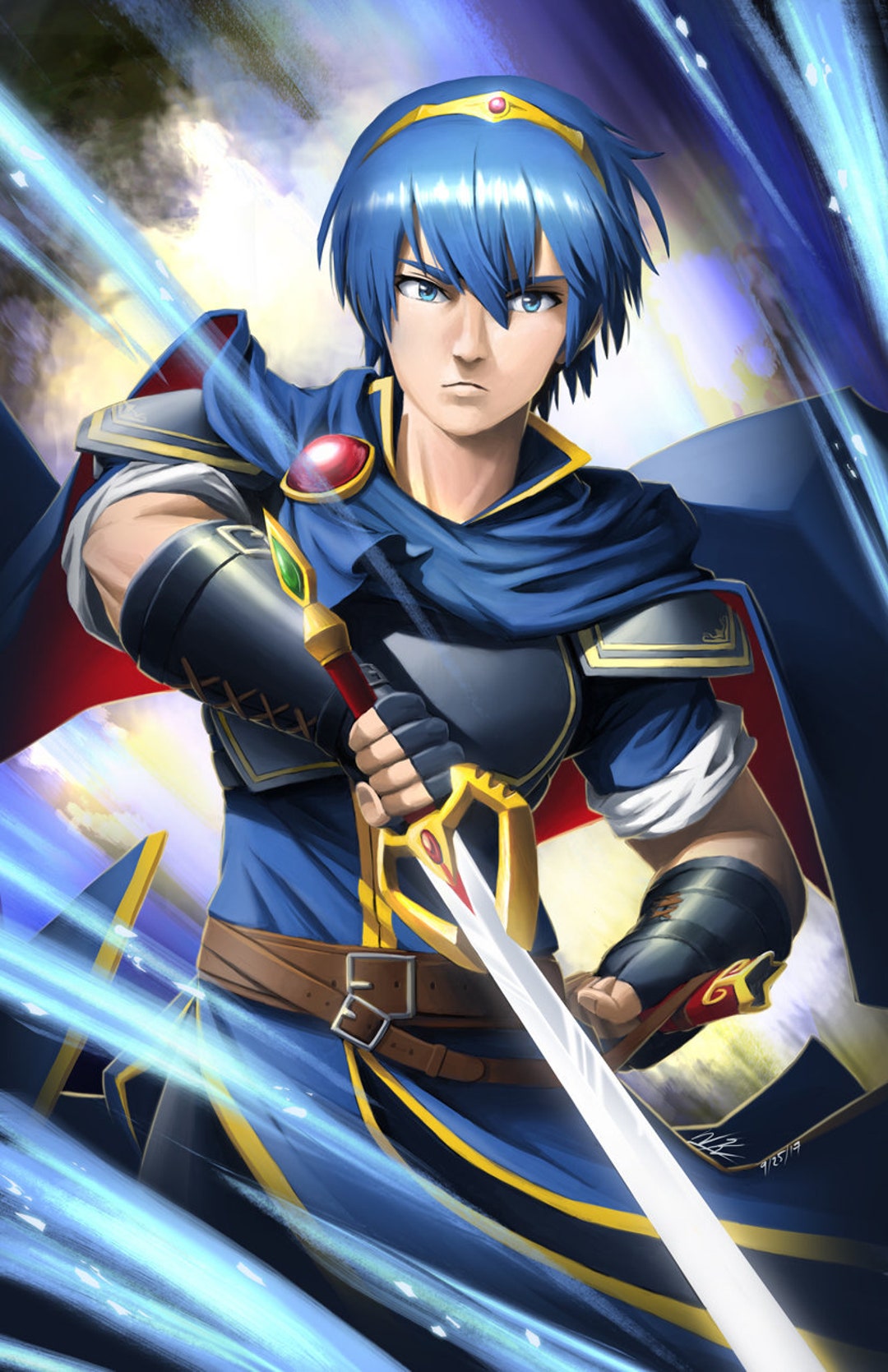 Prince Marth Poster - Etsy