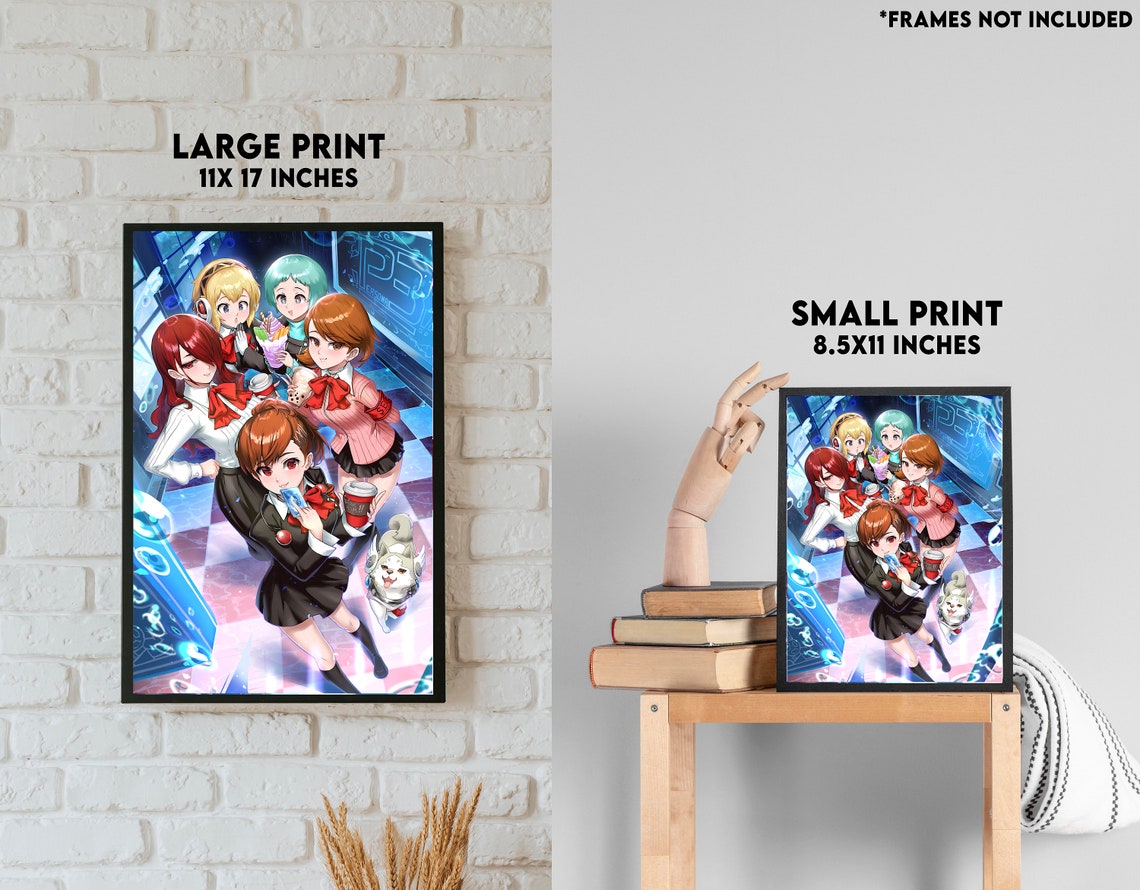 Persona 3 With Female Protag, Mitsuri, Yukari, Aigis, Fuuka & Koromaru ...