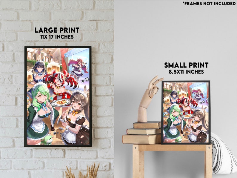 Hololive Councilrys as Maids Poster - Etsy