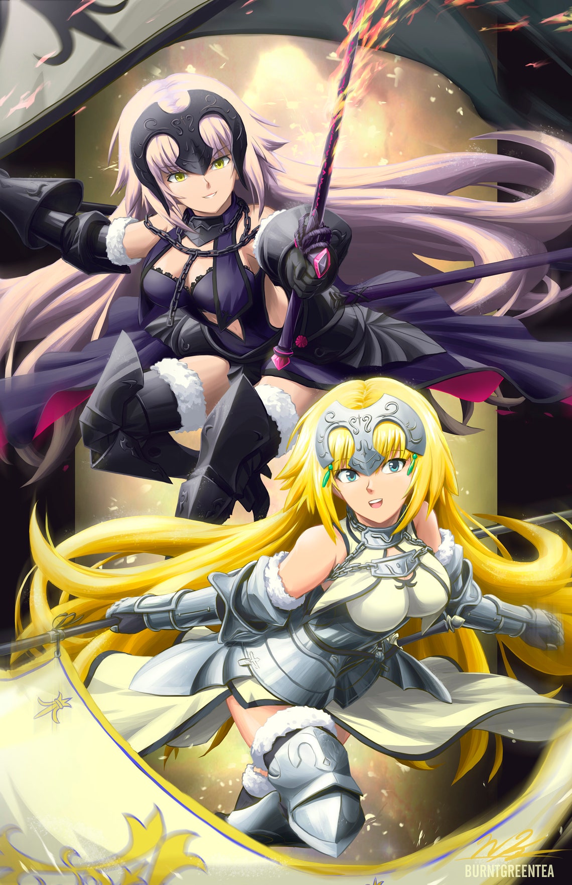 Jeanne and Jalter Fate GO Poster | Etsy