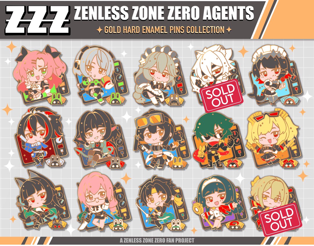 Zenless Zone Zero Enamel Pins - Etsy