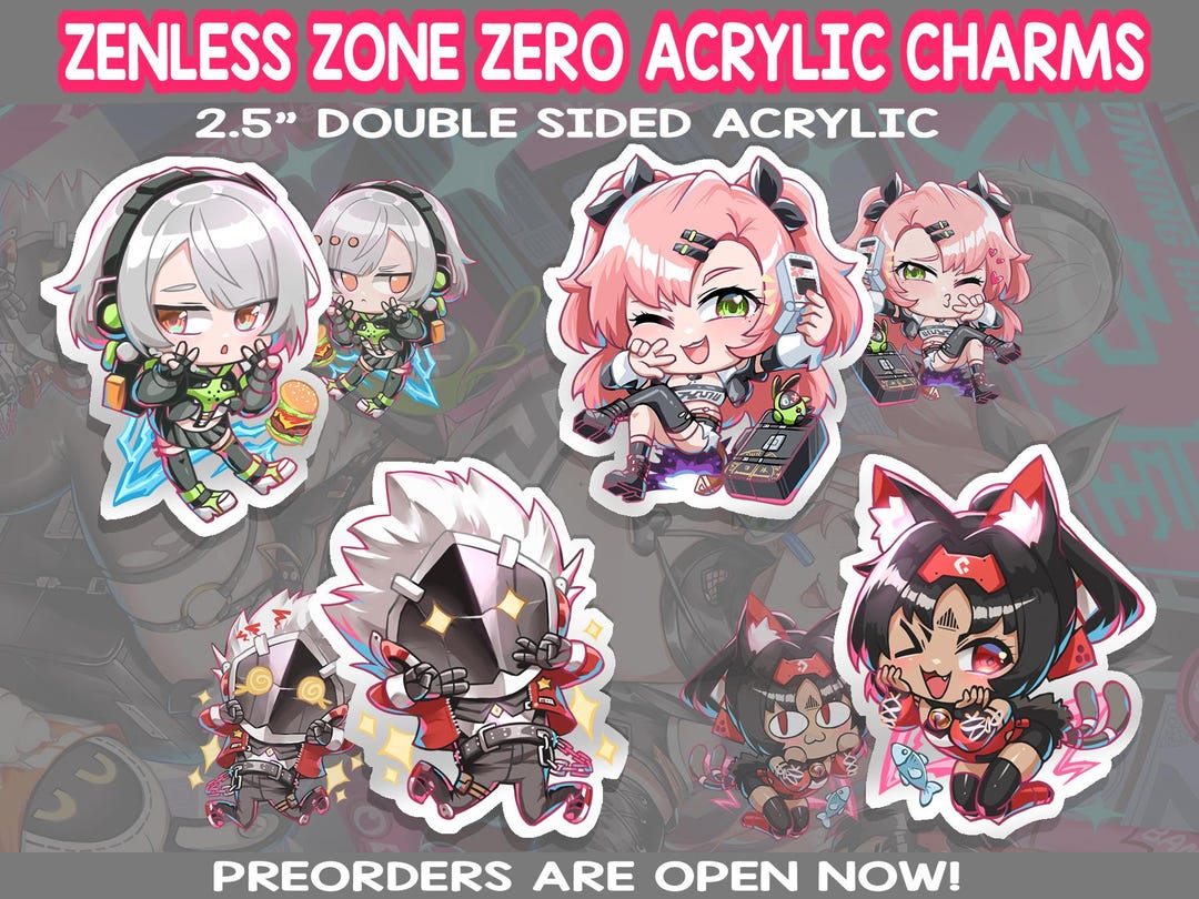 PREORDER Zenless Zone Zero Acrylic Charms - Etsy