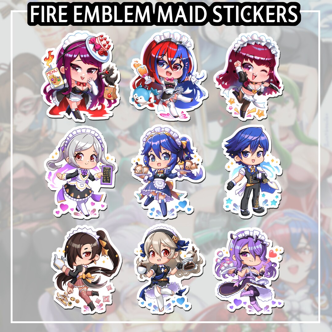 Fire Emblem Maid Stickers - Etsy