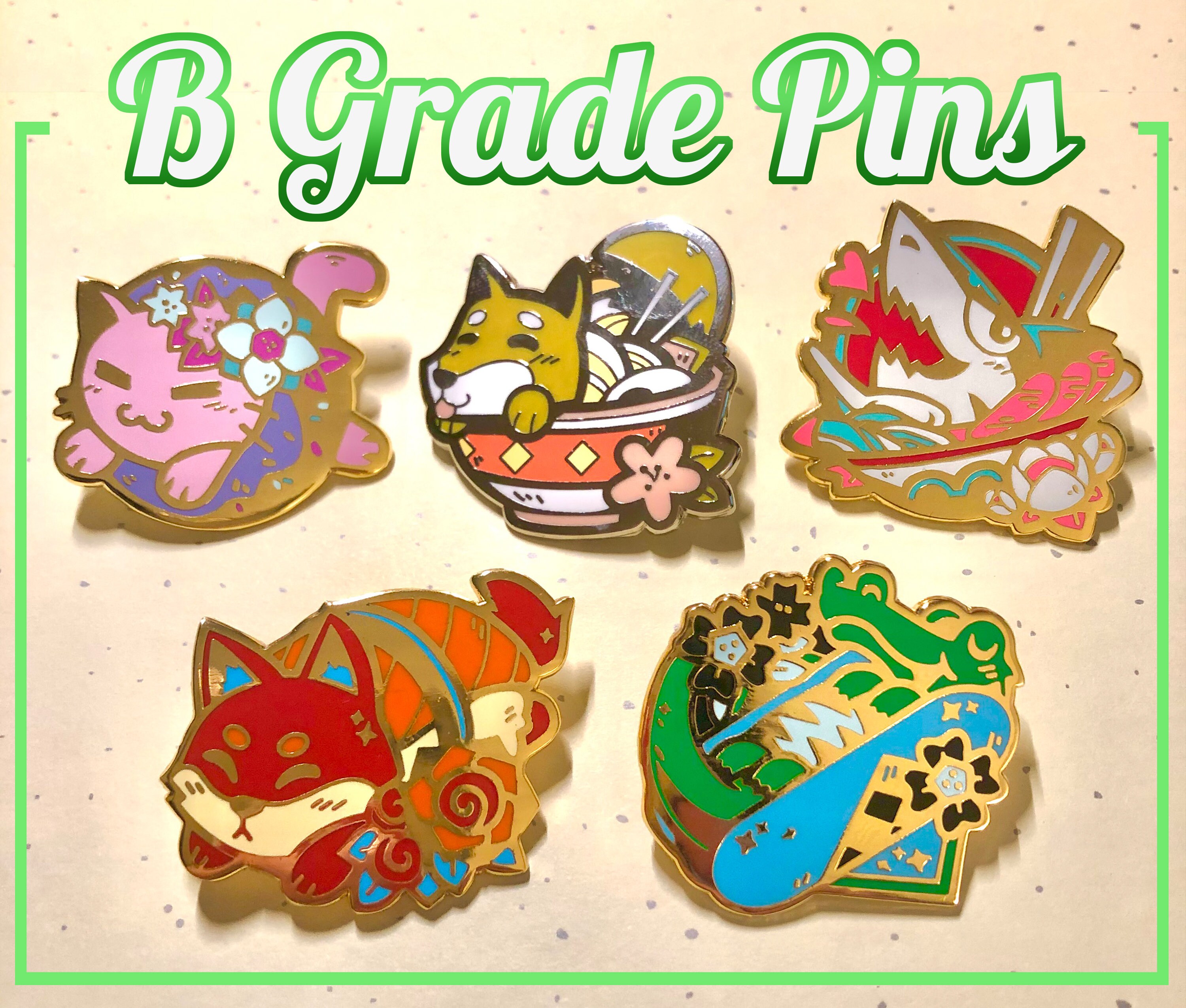 B Grade Comfy Bites Enamel Pins - Etsy UK