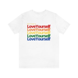 Mindful Rainbow Tshirt, Self Care Graphic Tee for Women an Men, Unisex ...