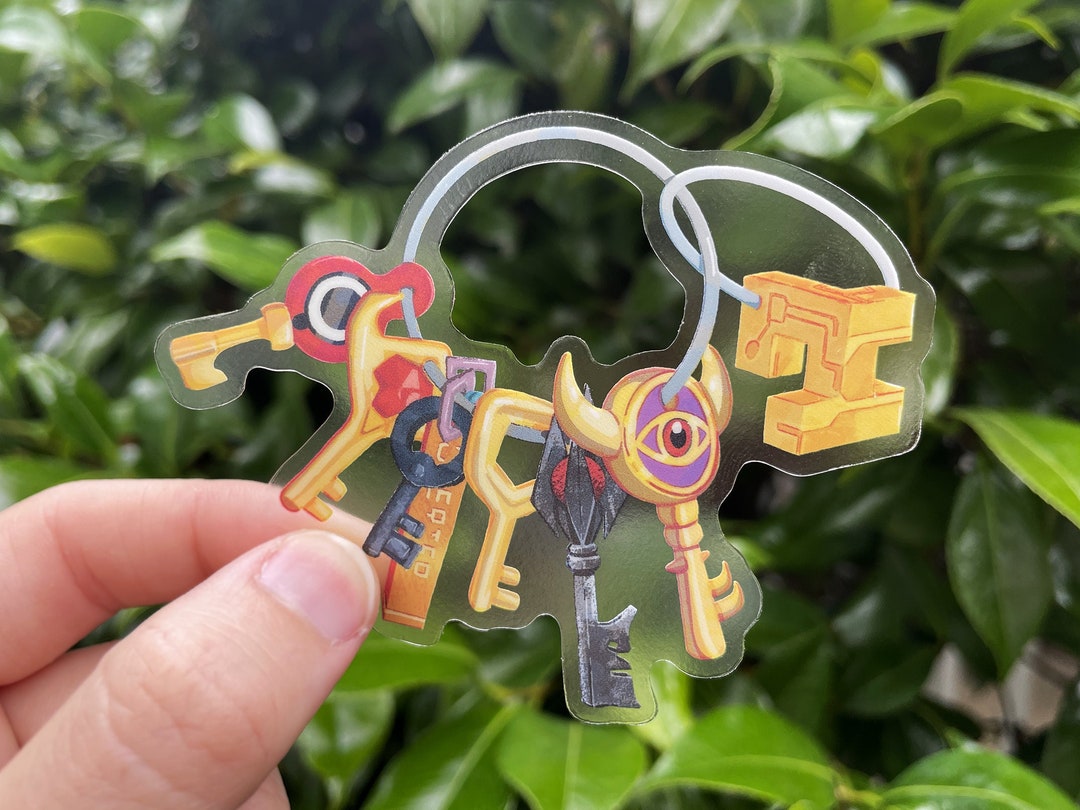 Dungeon Key Ring Vinyl Sticker | Legend of Zelda Inspired Sticker - Etsy
