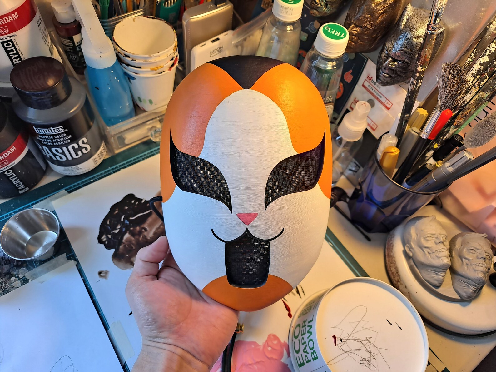 Custom Design Blank Face Plate Round Resin Mask Masks Made - Etsy Australia