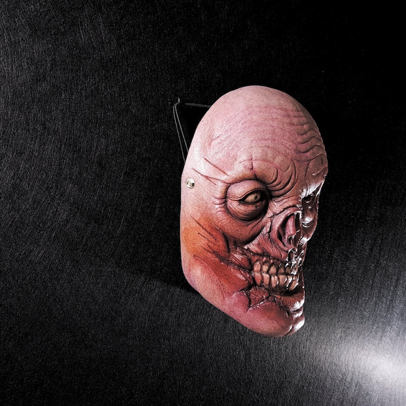 Zombie Mike Half Latex Halloween Horror Zombie Mask Ready to | Etsy