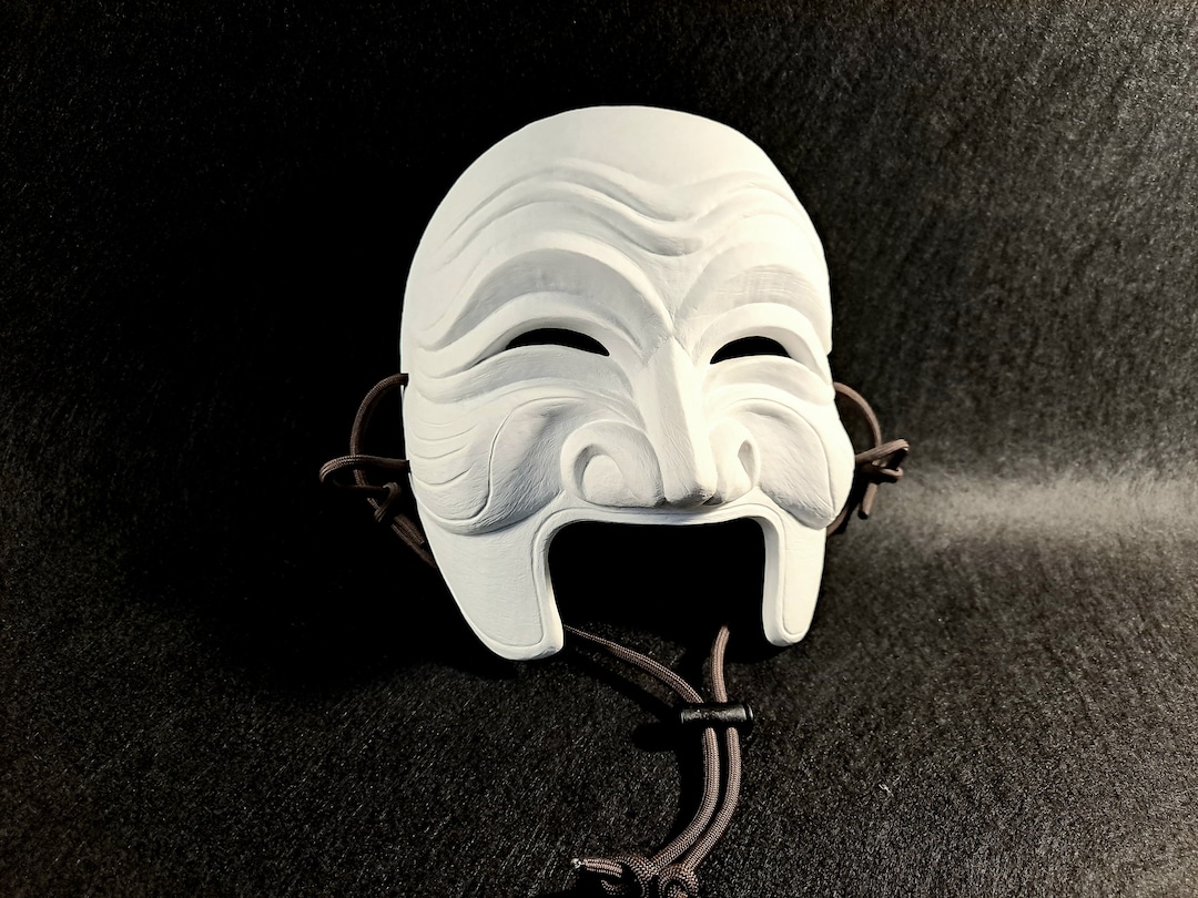 Custom Painting Hahoe Tal Mask - Resin Korean Traditional Classic Masks ...