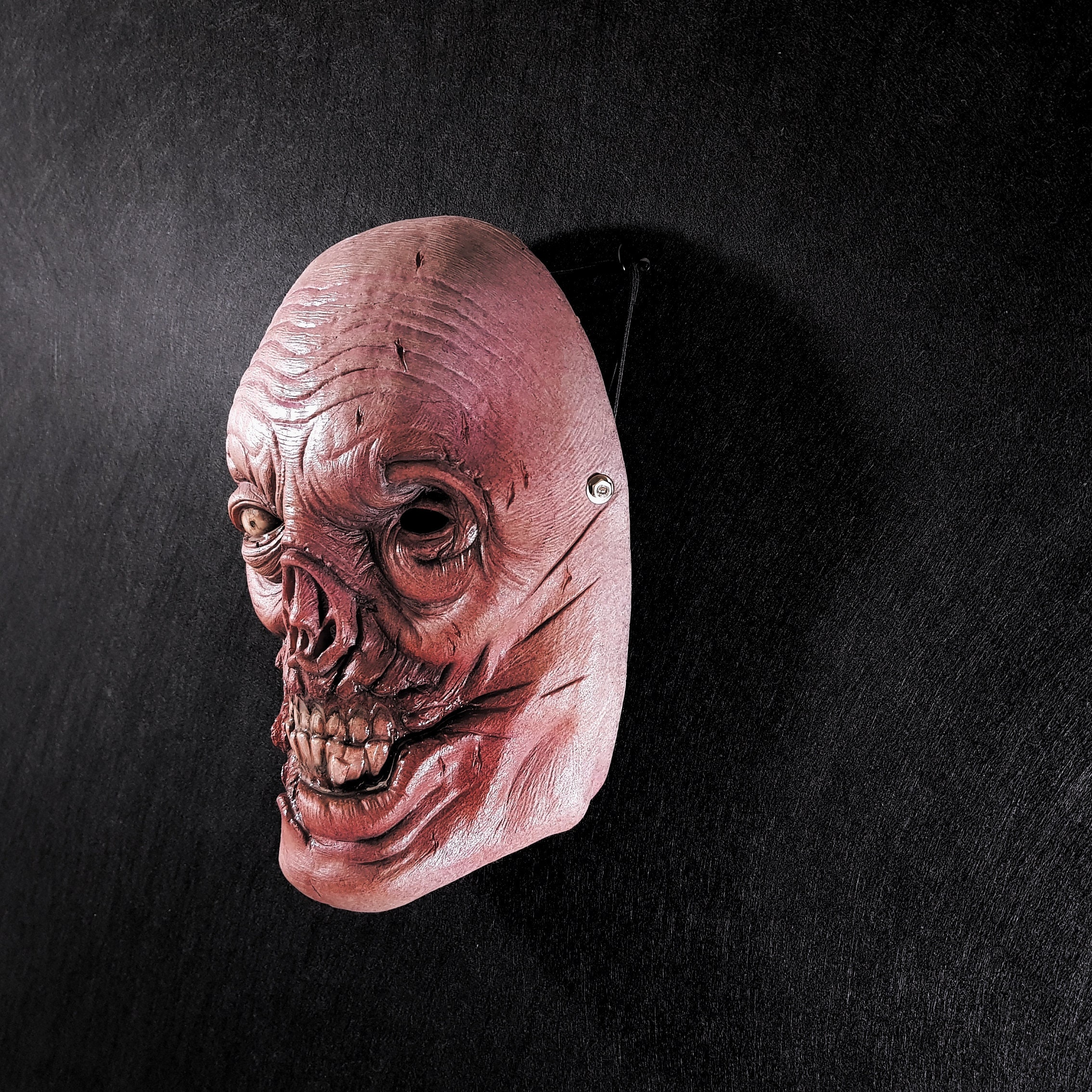 Zombie Mike Half Latex Halloween Horror Zombie Mask Ready to | Etsy