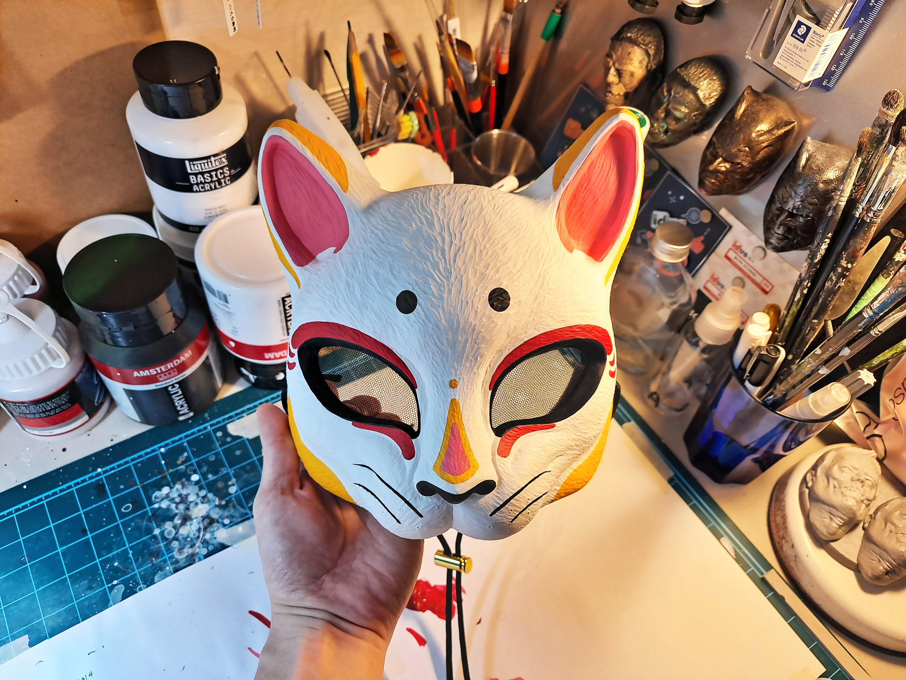 Ancient Japanese Cat Mask