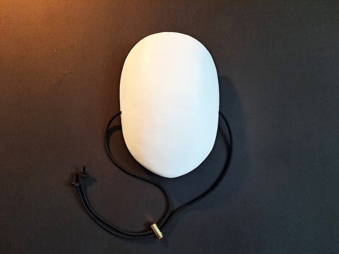 Custom Design Blank Face Plate Round Resin Mask - Masks Made to Order ...