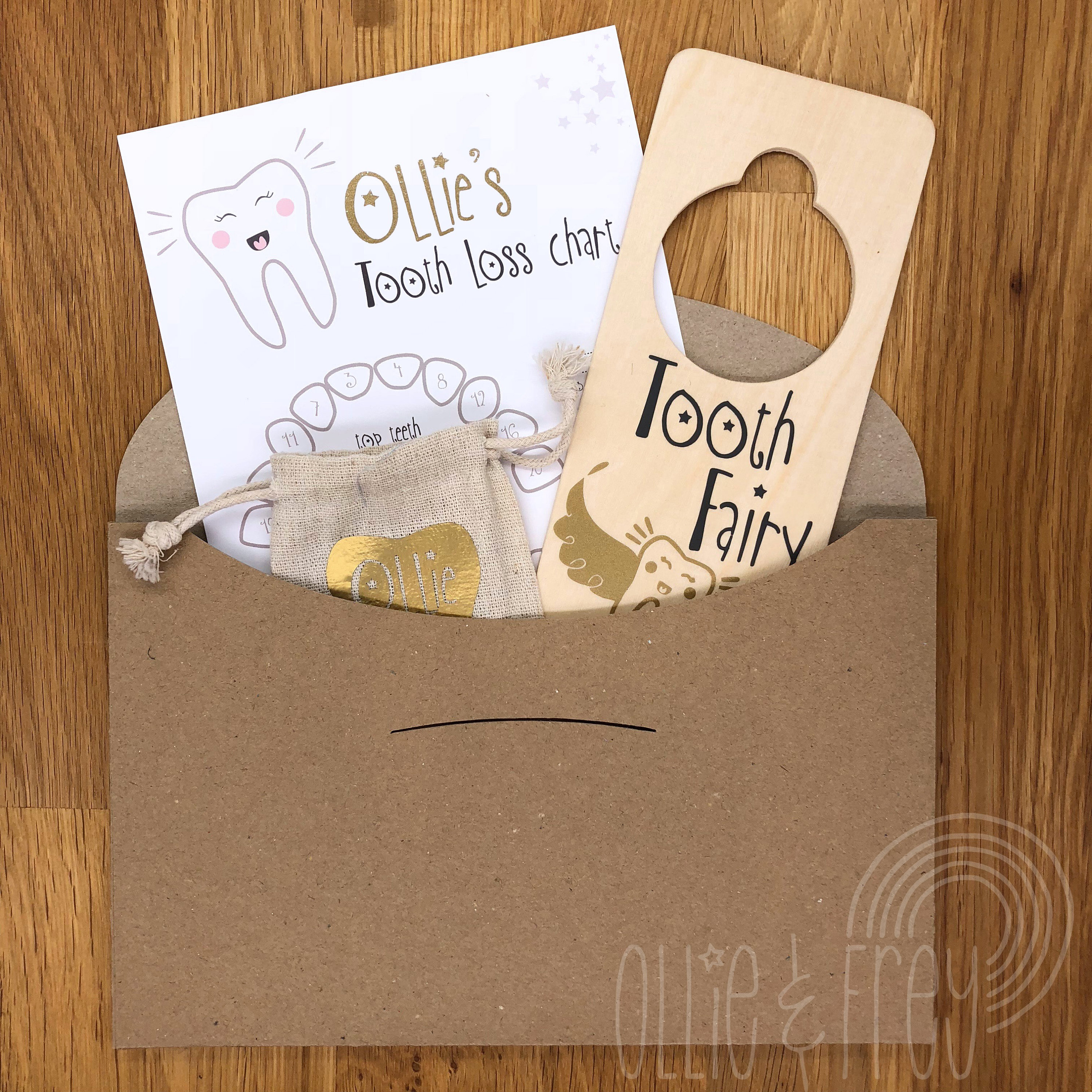 Personalised Tooth Fairy Kit Tooth Fairy Bag Tooth Fairy - Etsy