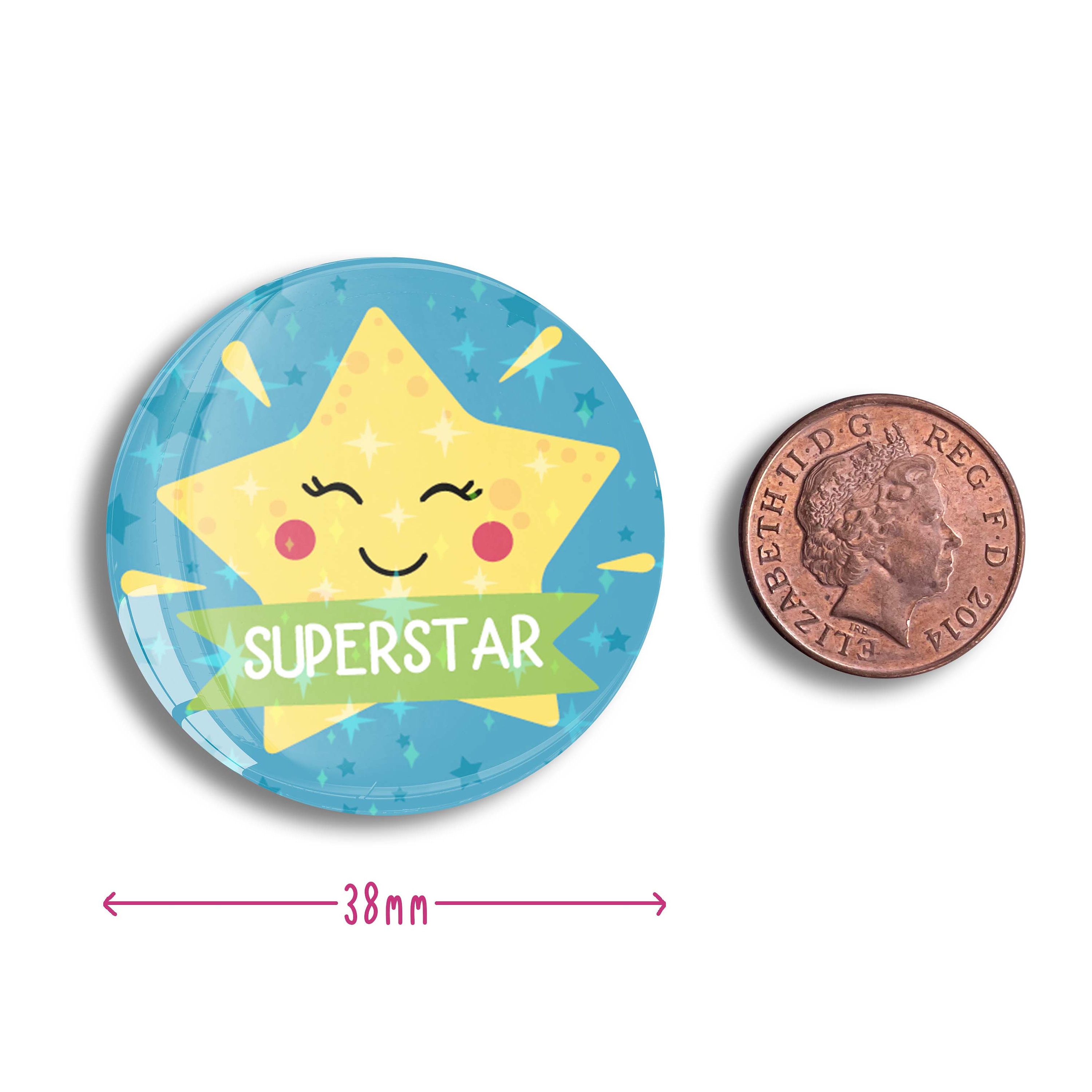 Holographic Superstar Reward Badge / Magnet - Etsy