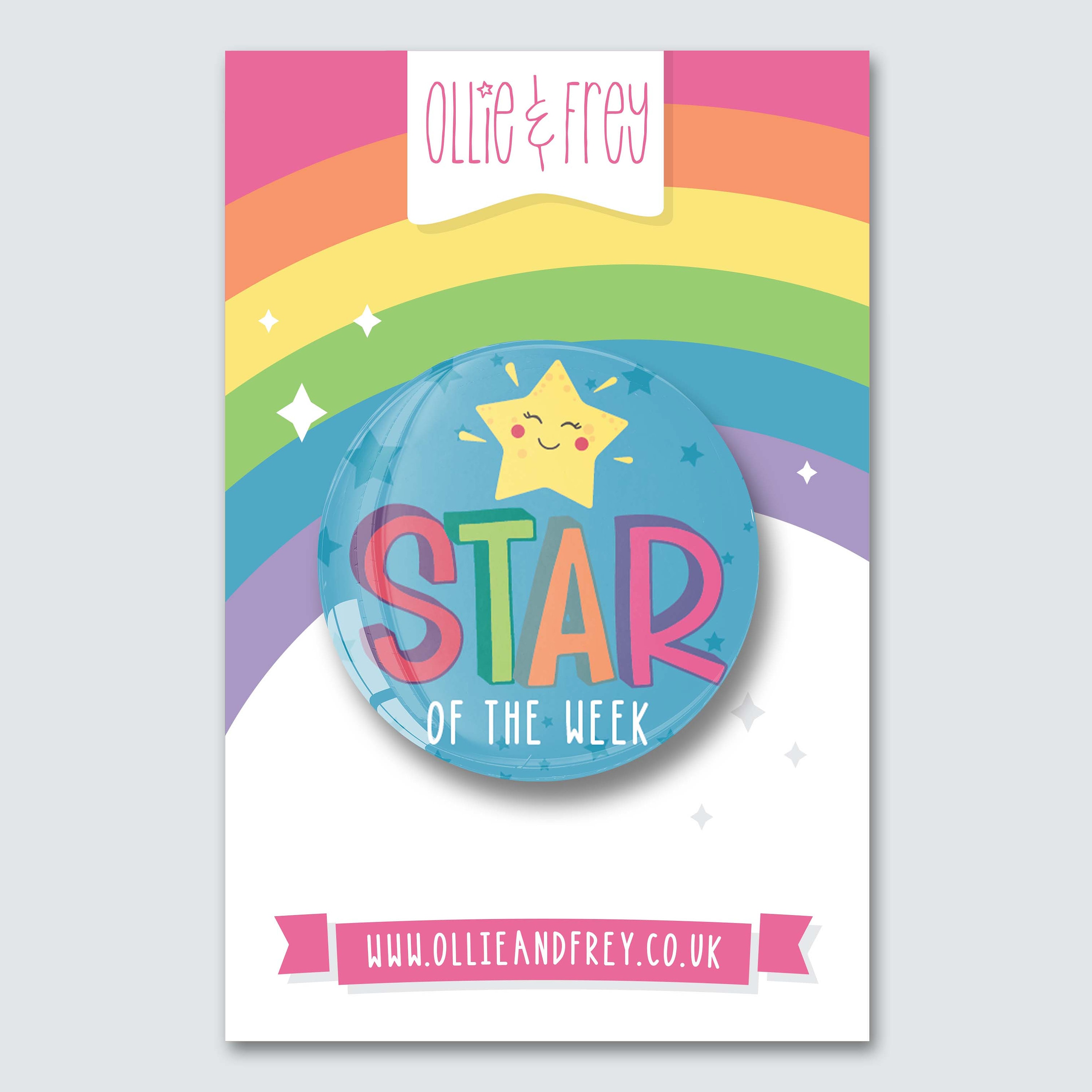 Star of the Week Reward Badge / Magnet - Etsy UK
