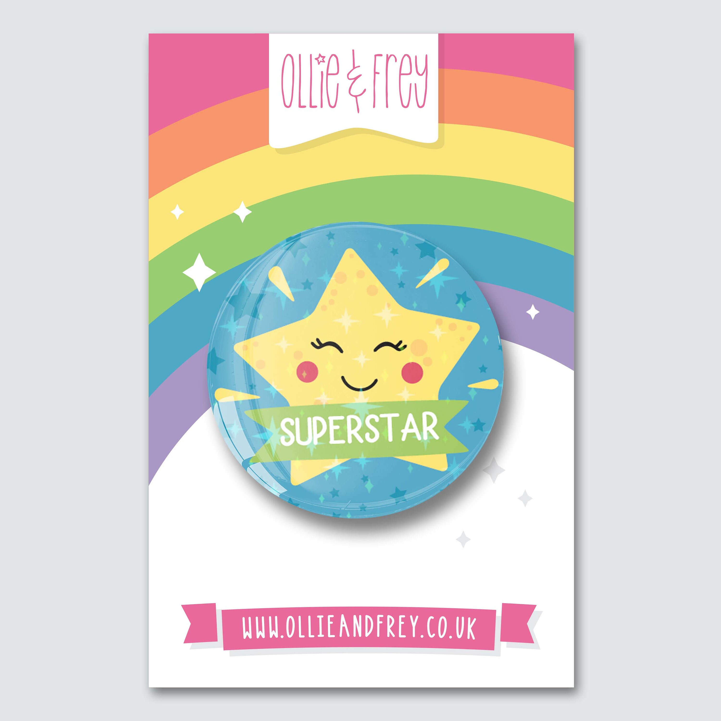 Holographic Superstar Reward Badge / Magnet - Etsy