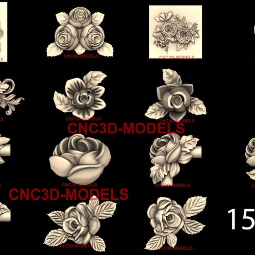 3D STL Model for CNC Router Engraver Carving Machine Relief - Etsy