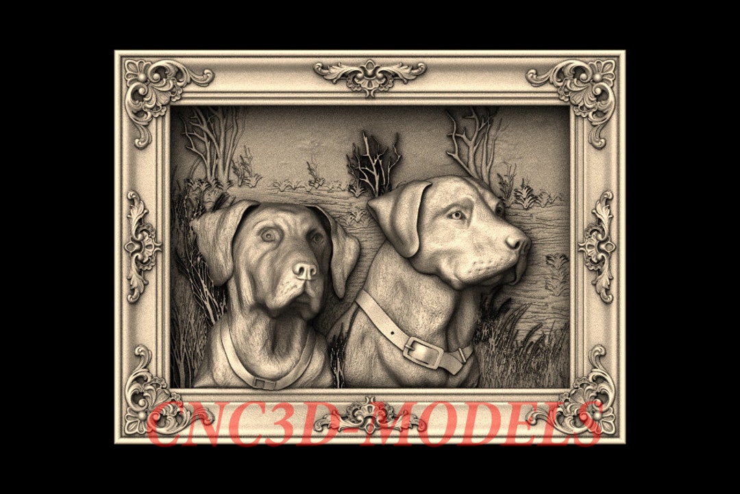 3D STL Model for CNC Router Engraver Carving Machine Relief Artcam ...