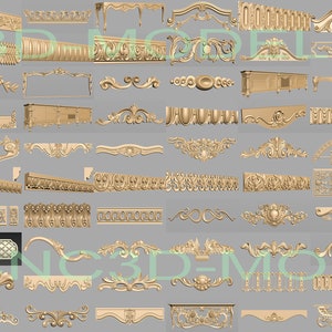 900 Pcs NEW 3D STL Model Large Big Collection for CNC Router Wood ...