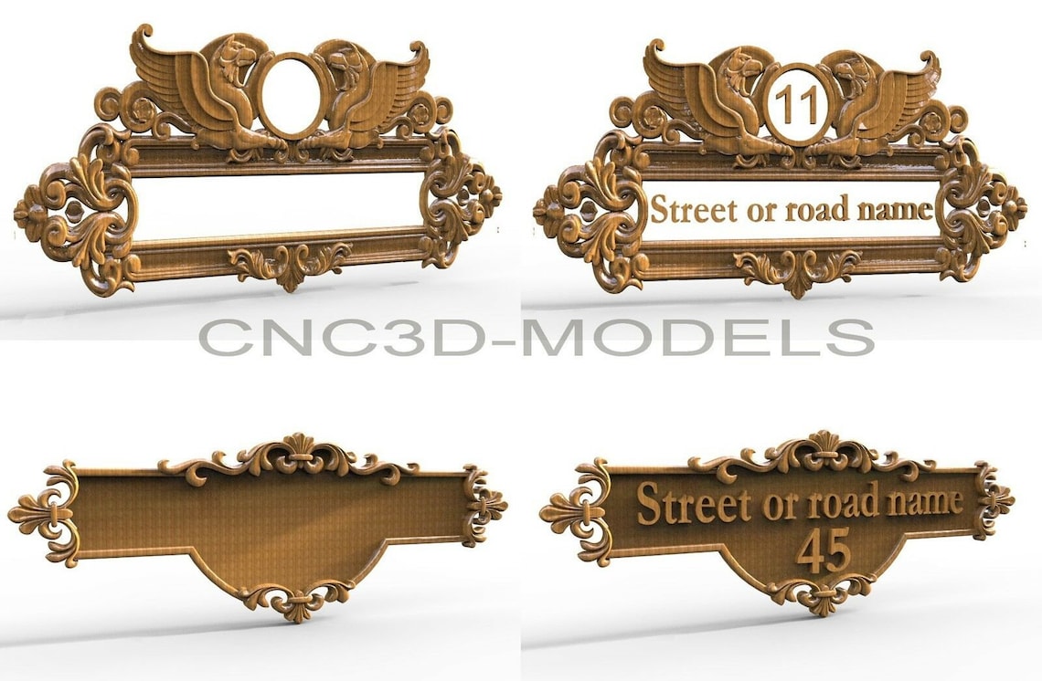 2 Pcs 3D STL Model for CNC Router Engraver Carving Machine | Etsy