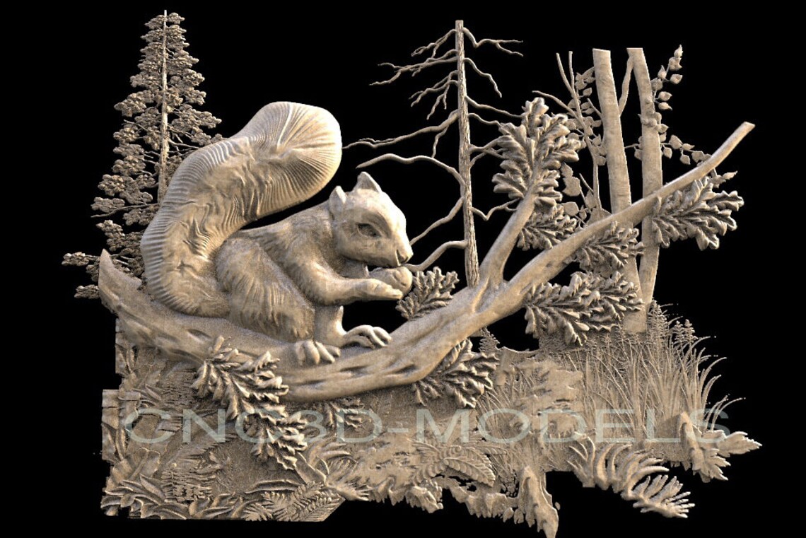 3D STL Model for CNC Router Engraver Carving Machine Relief | Etsy