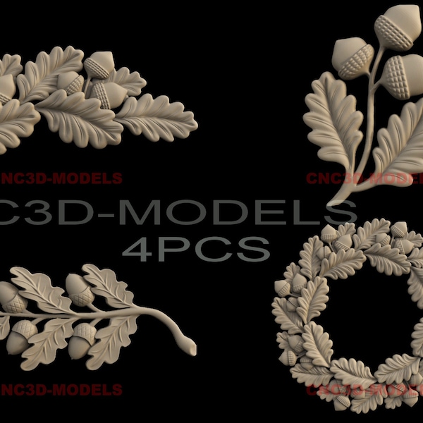 Forest Leaf Stl - Etsy