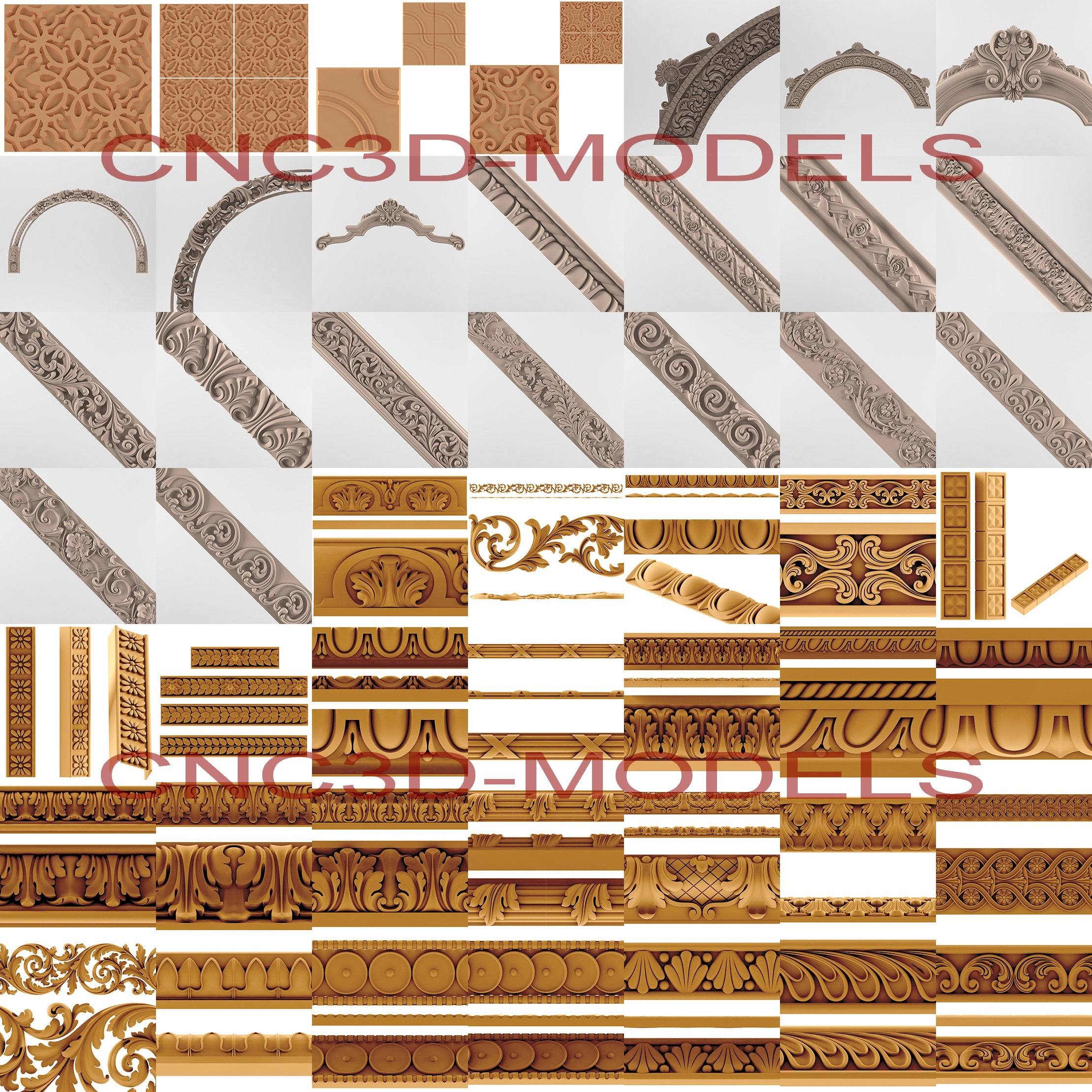 340 Pcs 3D STL Model for CNC Router Engraver Carving Machine - Etsy Canada