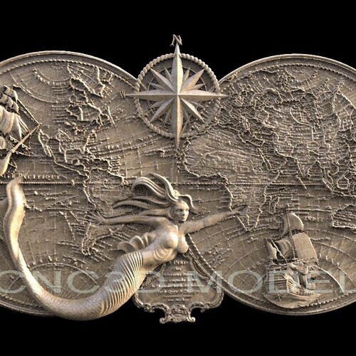 3D STL Model for CNC Router Engraver Carving Machine Relief - Etsy