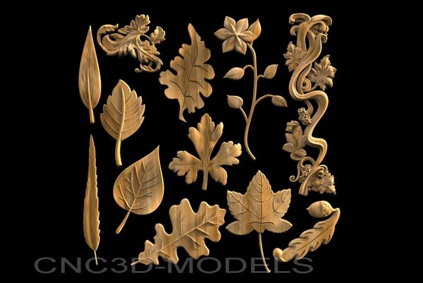 3D STL Files Corner Model Pattern for 3D Printer and Cnc Vectric Artcam ...